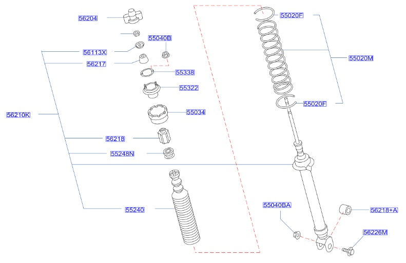 Nissan Fairlady Z32 Rear Shock Mounting Seal (55338) – Terra Firma ...