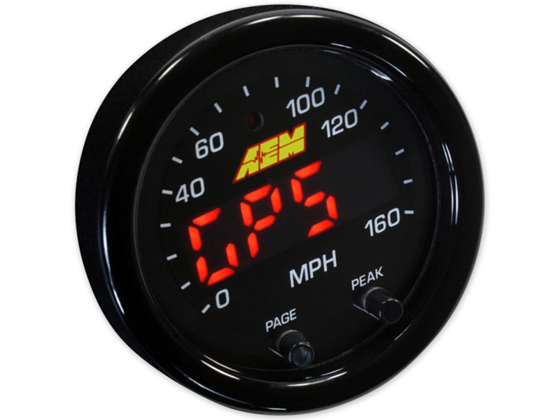 AEM X-Series GPS Speedometer Gauge Kit 0-160 MPH / 0-240 KPH – Terra ...