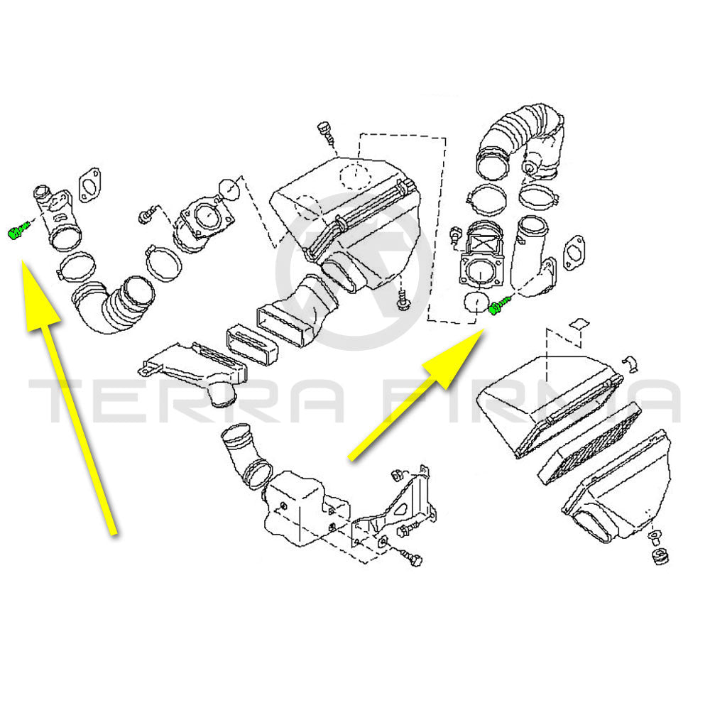 Nissan Skyline R32 R33 R34 GTR Air Intake Duct To Turbo Charger Bolt R ...