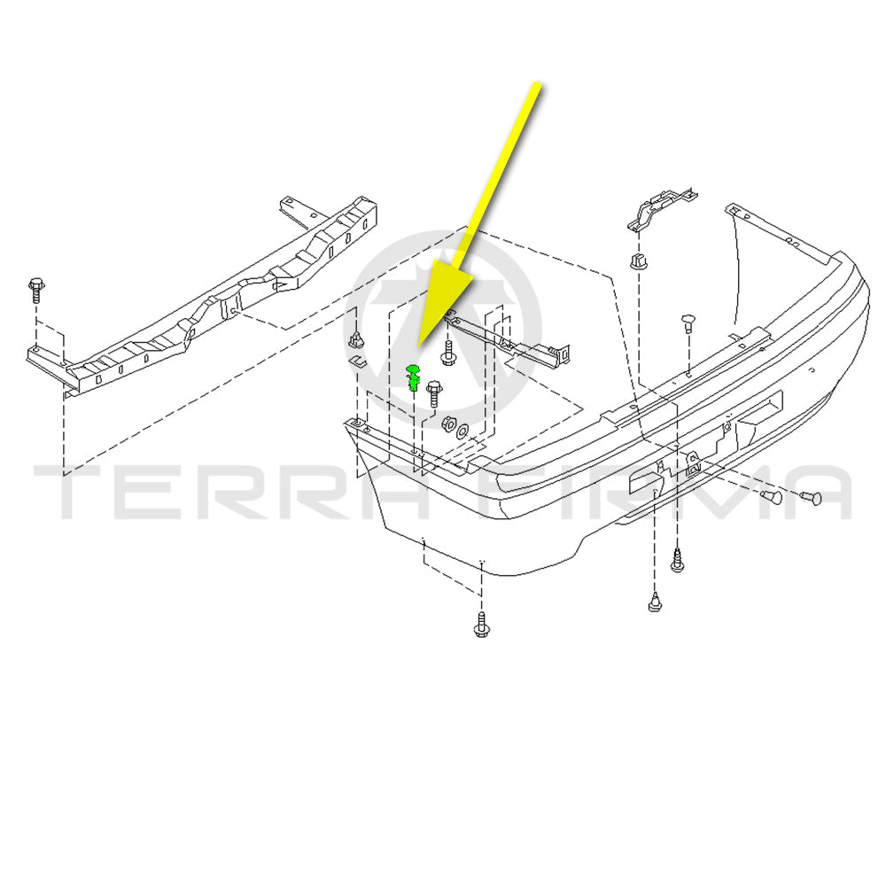 Nissan Skyline R34 Rear Bumper Mounting Clip – Terra Firma Automotive
