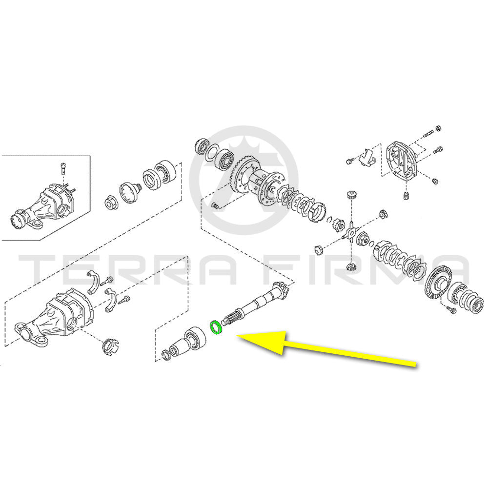 Nissan Skyline R32 R33 R34 Rear End Drive Pinion Adjust Washer (Rear ...