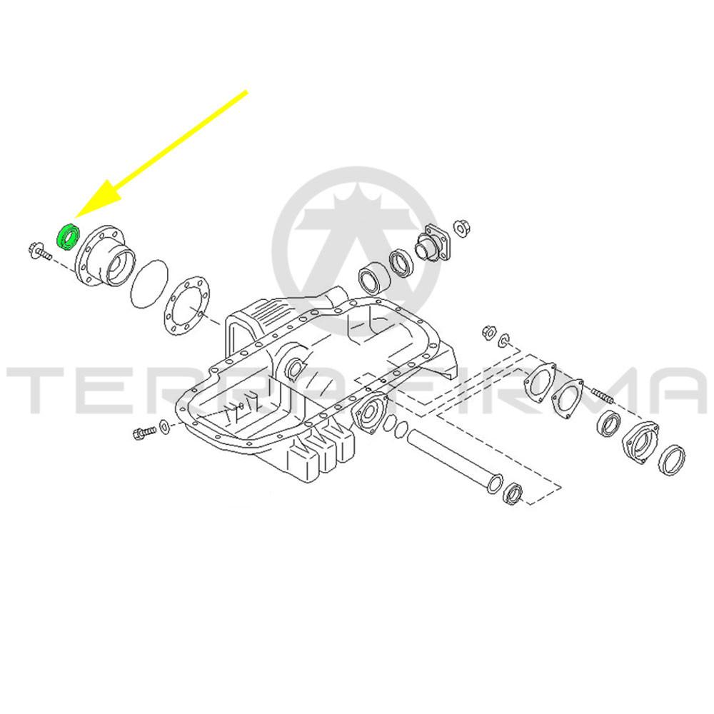 Nissan Skyline R32 R33 R34 Front Differential Axle Seal Gear Side (All ...