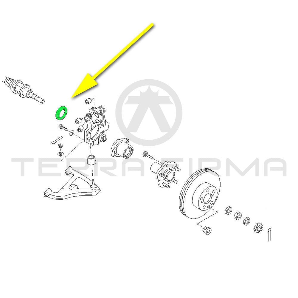 Nissan Skyline R33 R34 (Except GTR) Rear Axle Hub Seal (43232) – Terra ...