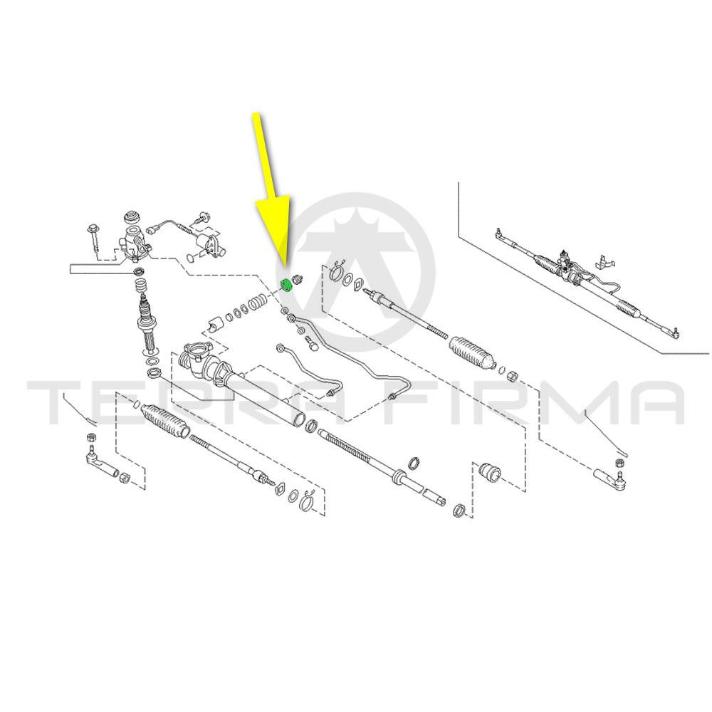 Nissan Skyline R32 All R33 GTR Steering Rack Adjust Nut – Terra Firma ...