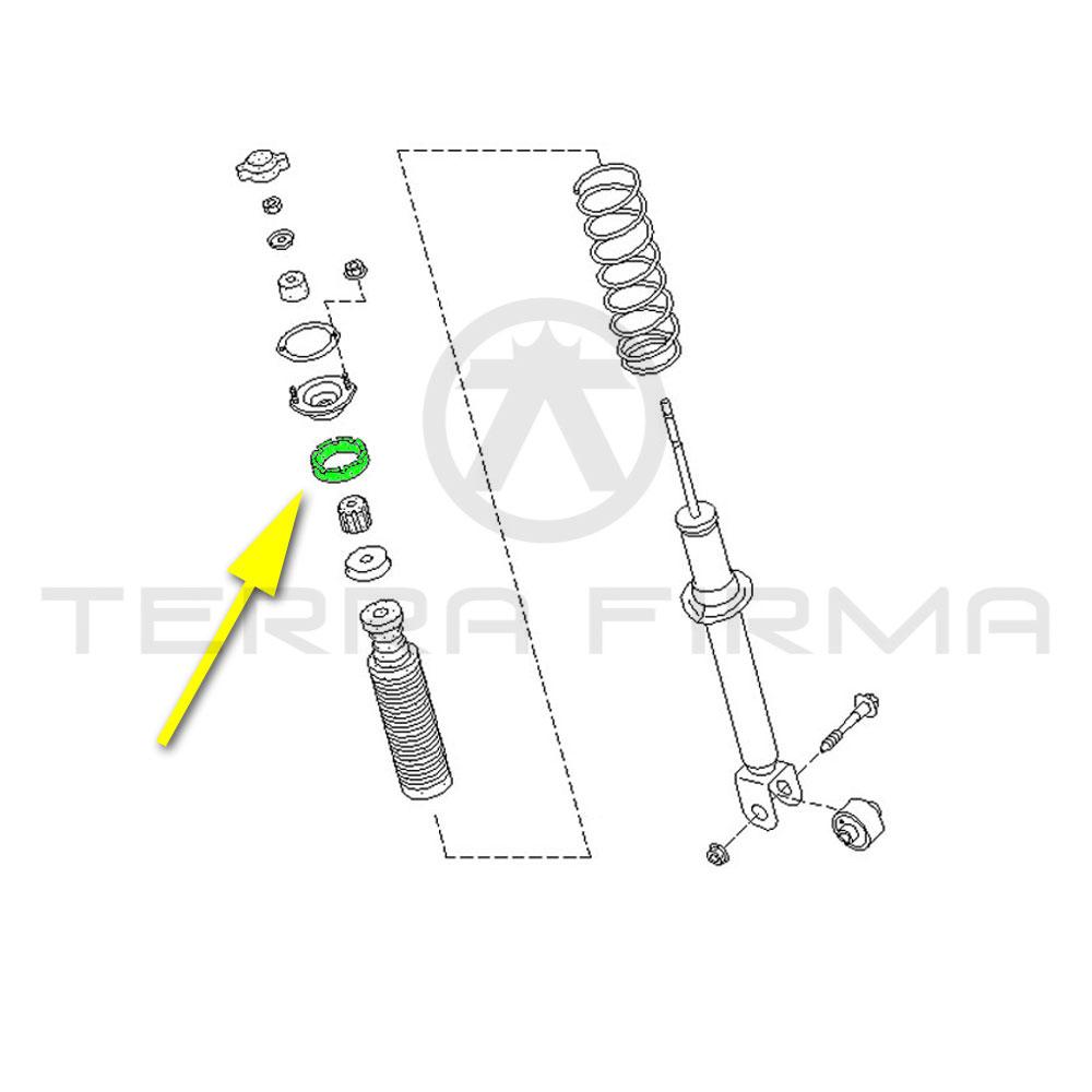 Nissan Skyline R32 Rear Upper Spring Rubber Seat (55034) – Terra Firma ...