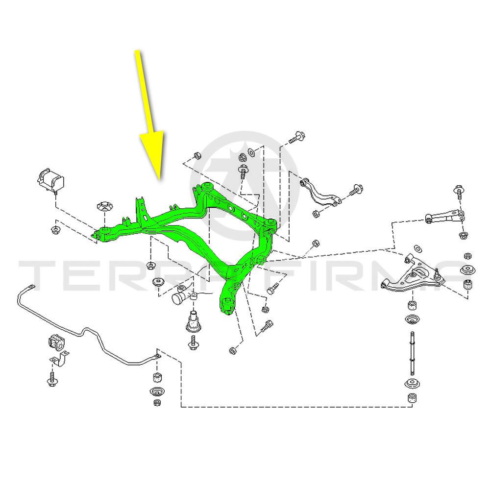 Nissan Skyline R32 GTR/GTS4 Rear Suspension Sub Frame Member – Terra ...