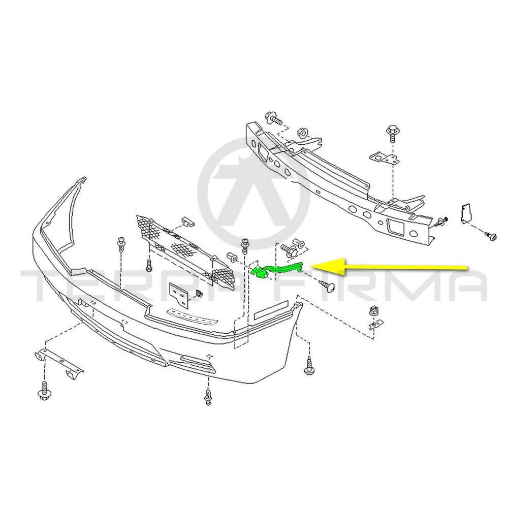 Nissan Skyline R32 GTR Front Bumper Side Bracket, Right – Terra Firma ...