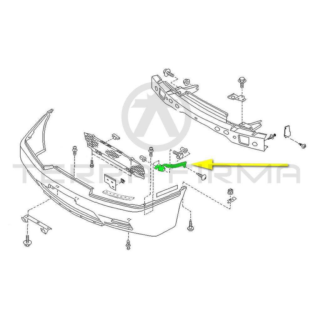 Nissan Skyline R32 GTR Front Bumper Side Bracket, Left – Terra Firma ...