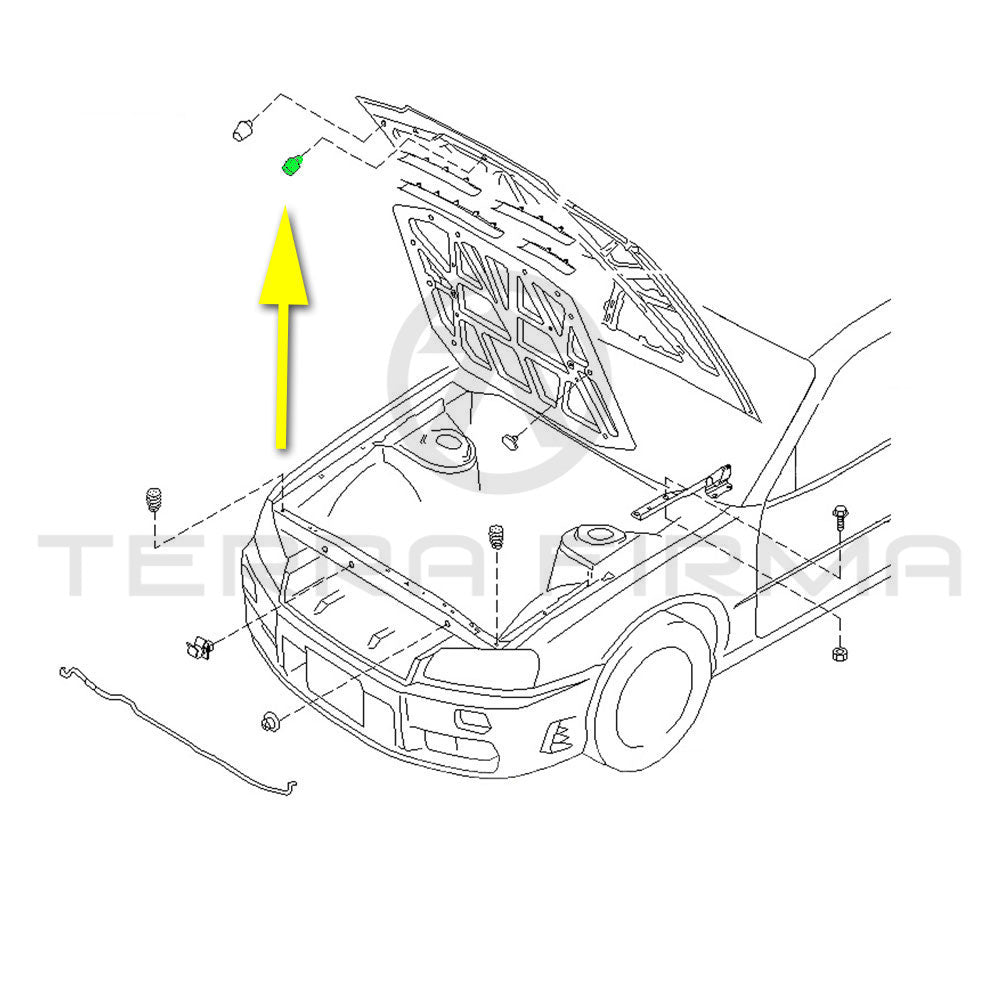 Nissan Skyline R33 R34 Hood Rubber Bumper On Hood – Terra Firma Automotive
