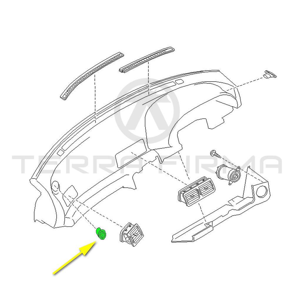 Nissan Skyline R32 Dash Side Defroster Vent Grill, Left – Terra Firma ...