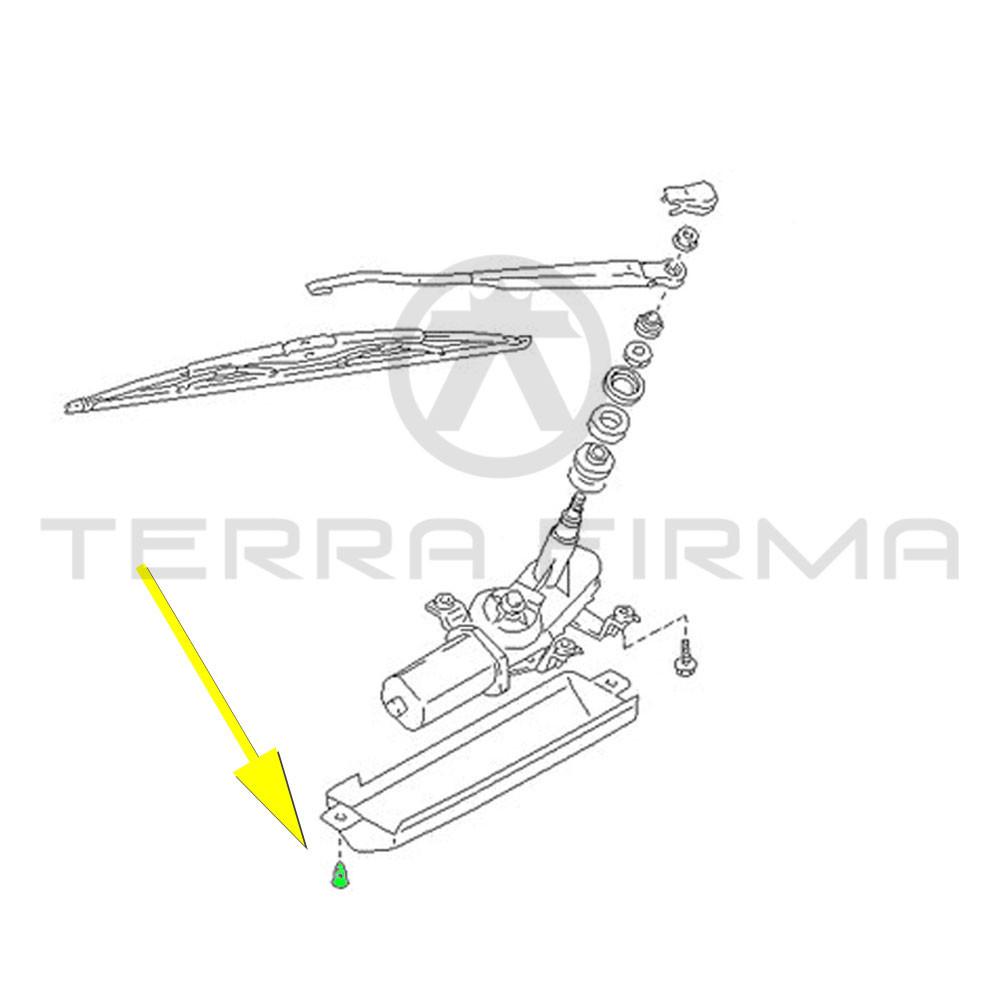 Nissan Skyline R32 Rear Wiper Cover Fastener – Terra Firma Automotive