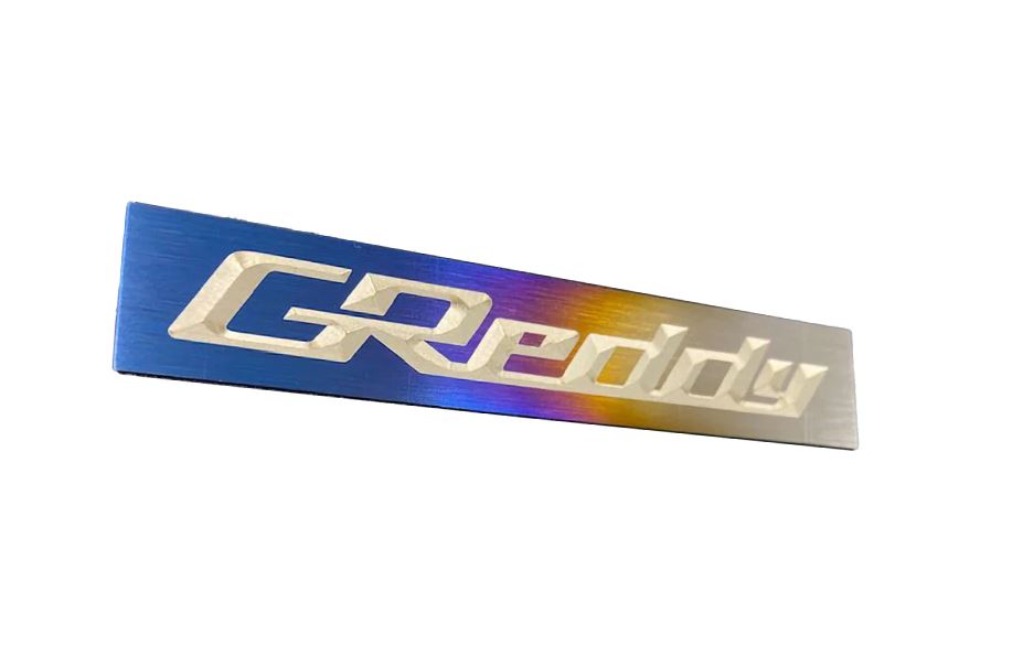 GReddy Optional Titanium "GReddy" Emblem - (105x20mm) – Terra Firma ...